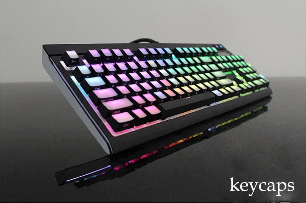 Translucent Shine-through Side-Legend Keycaps 104 Keys | Flashquark