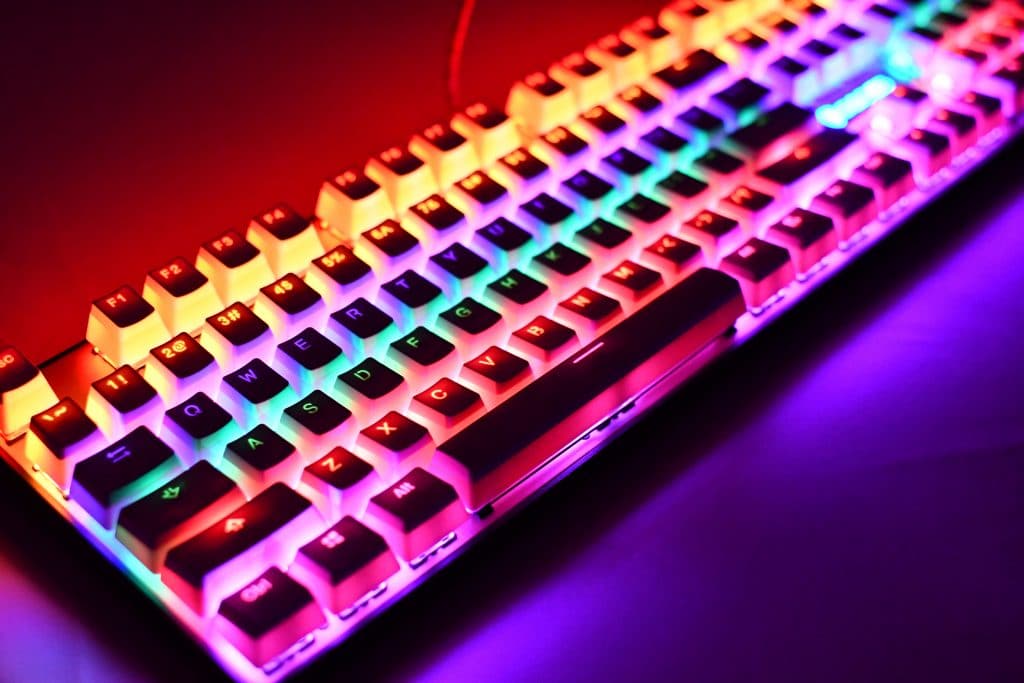 PBT Pudding Keycaps Pink and White – OEM Profile – 104 Keys | Flashquark