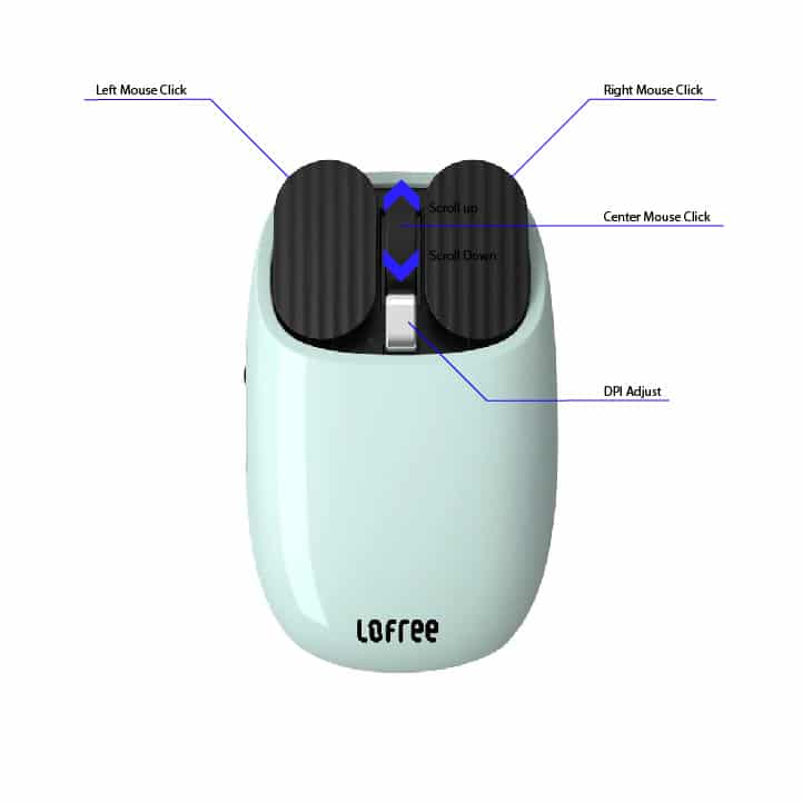 Lofree Maus Wireless Mouse with Gesture Functions | Flashquark